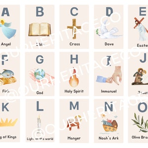 Bible Flashcards for Kids, Homeschool Printables, Easter Basket Kids - Etsy