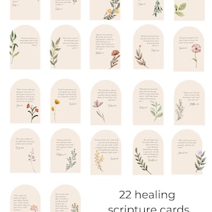 Healing Prayer Cards, Instant Download - Etsy