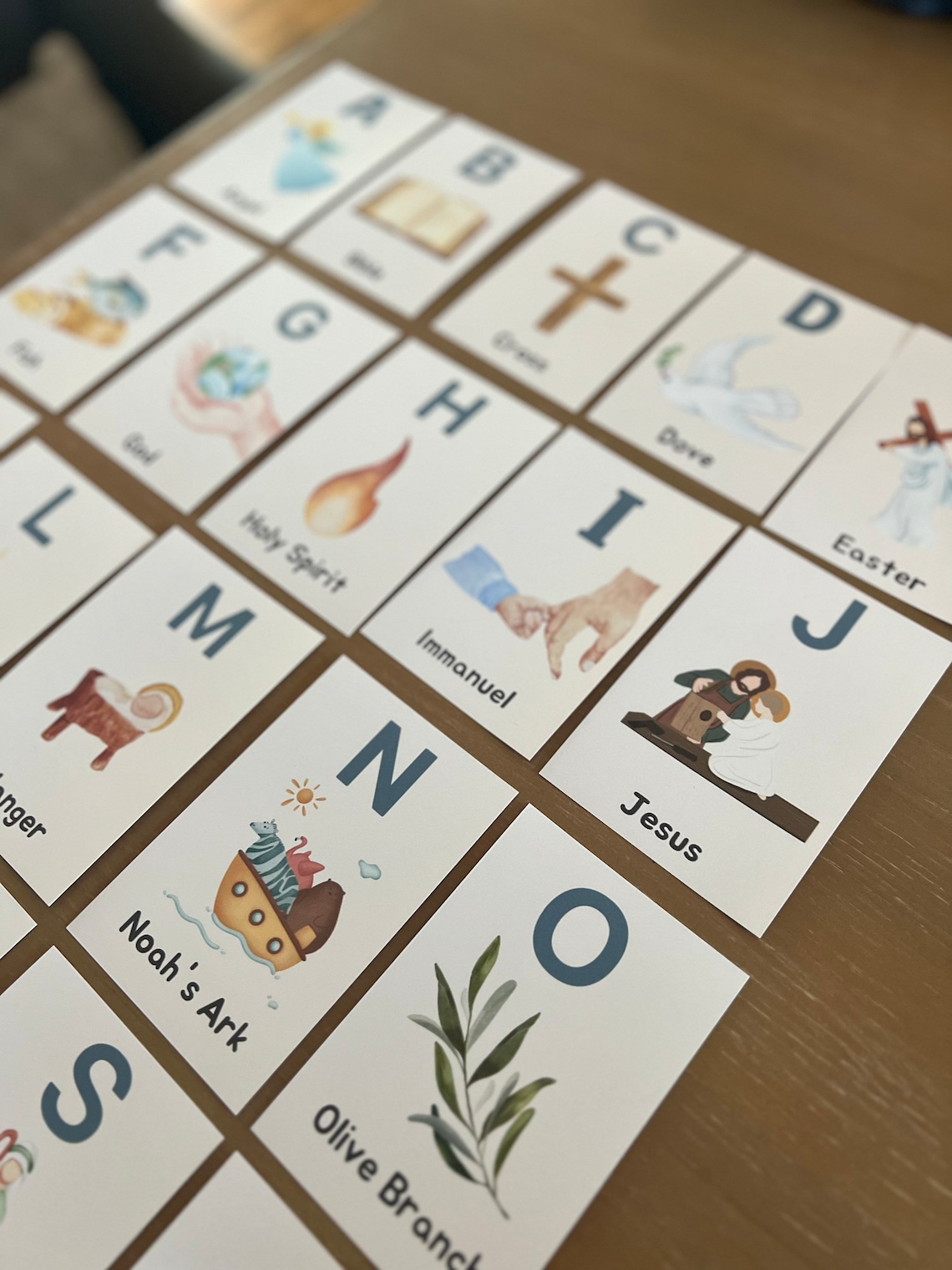 Bible Flashcards for Kids Homeschool Printables Easter - Etsy