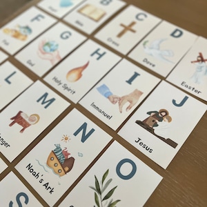 Bible Flashcards for Kids, Homeschool Printables, Download - Etsy