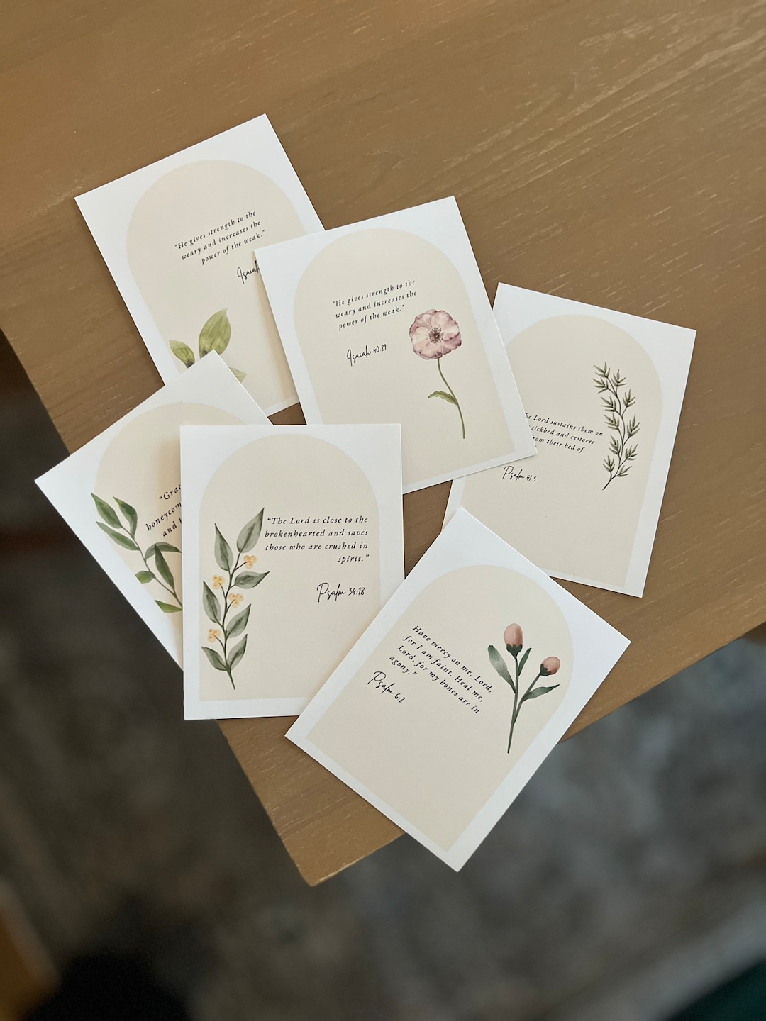 Healing Prayer Cards, Instant Download - Etsy