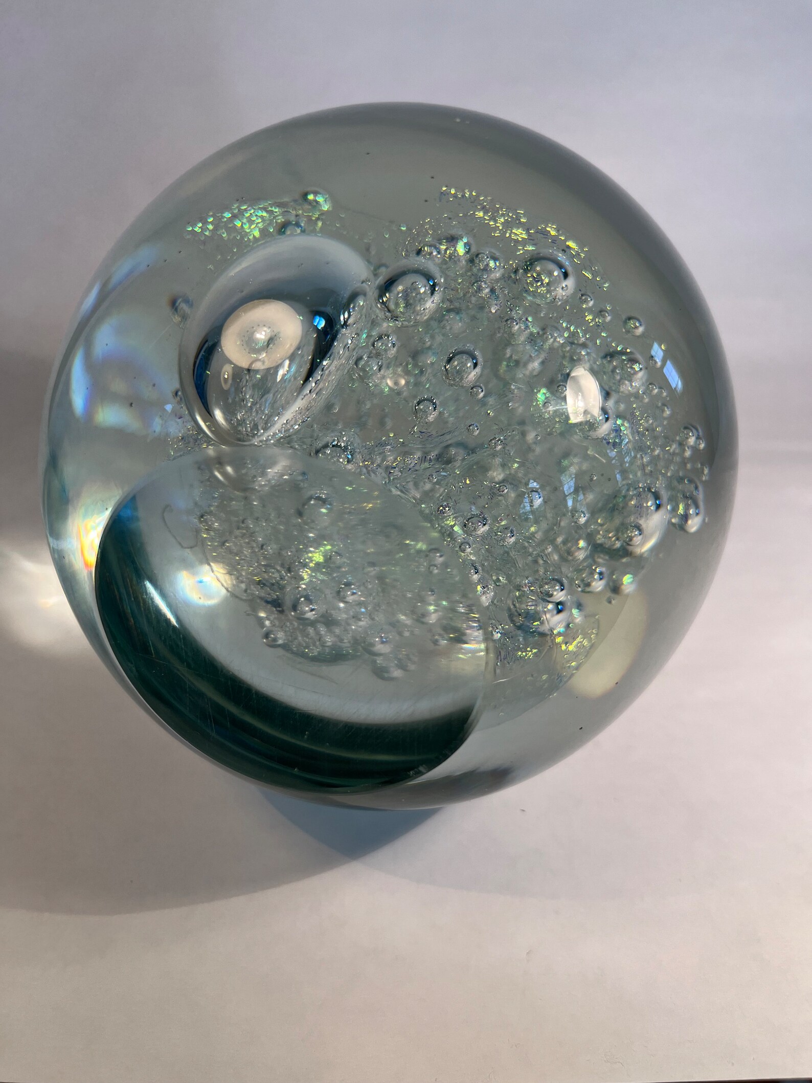 Dichroic Paper Weight Hand Blown Art Glass by Robert Eickholt - Etsy