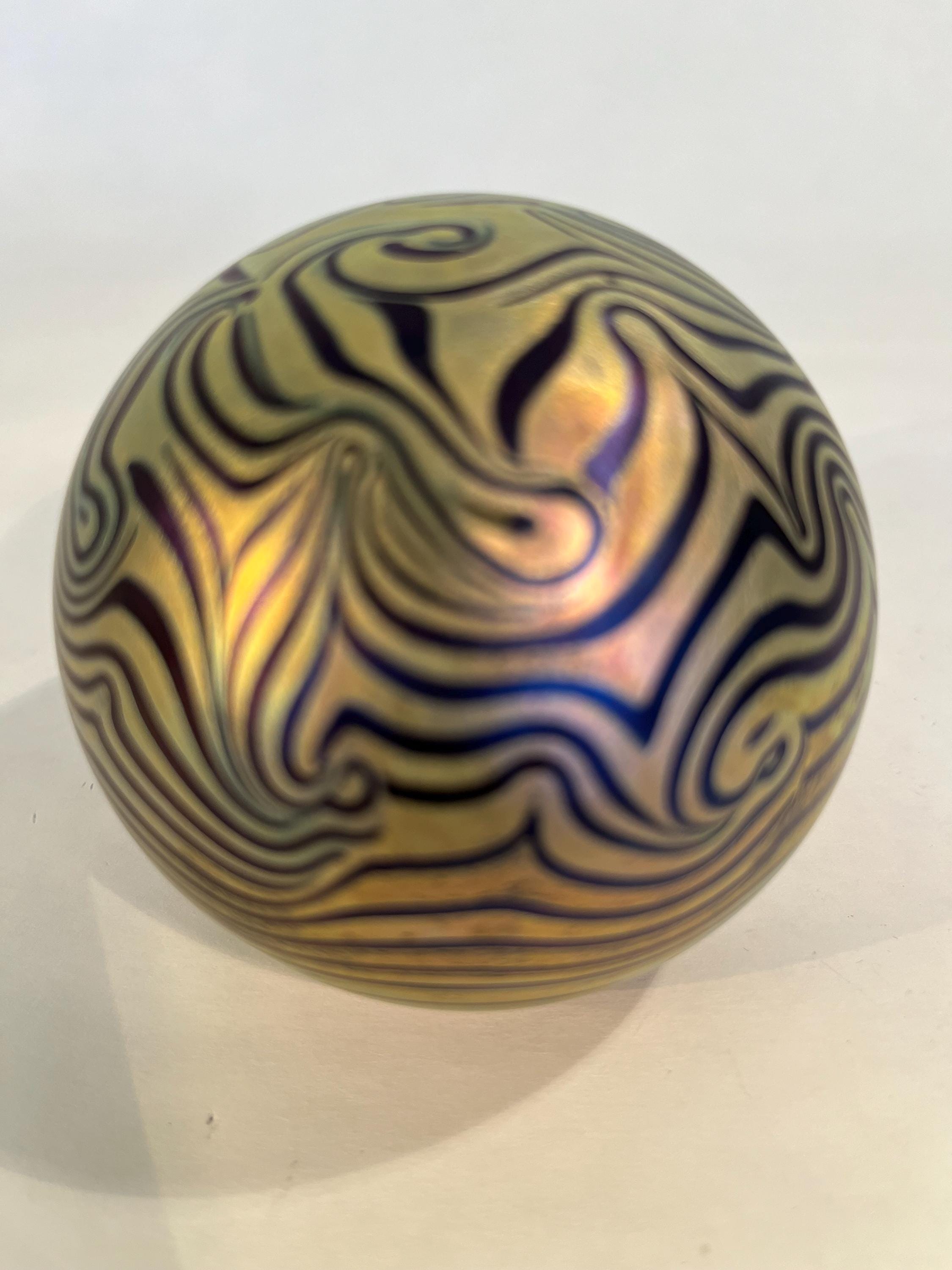 King Tut Paper Weight Hand Blown Art Glass by Robert Eickholt - Etsy