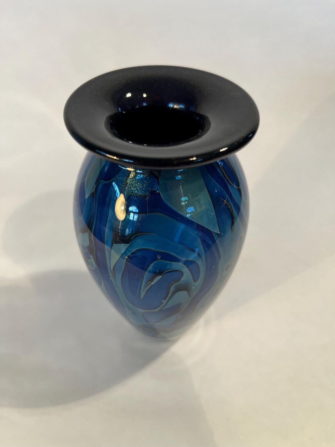 Asteroid Vase Hand Blown Art Glass by Robert Eickholt - Etsy