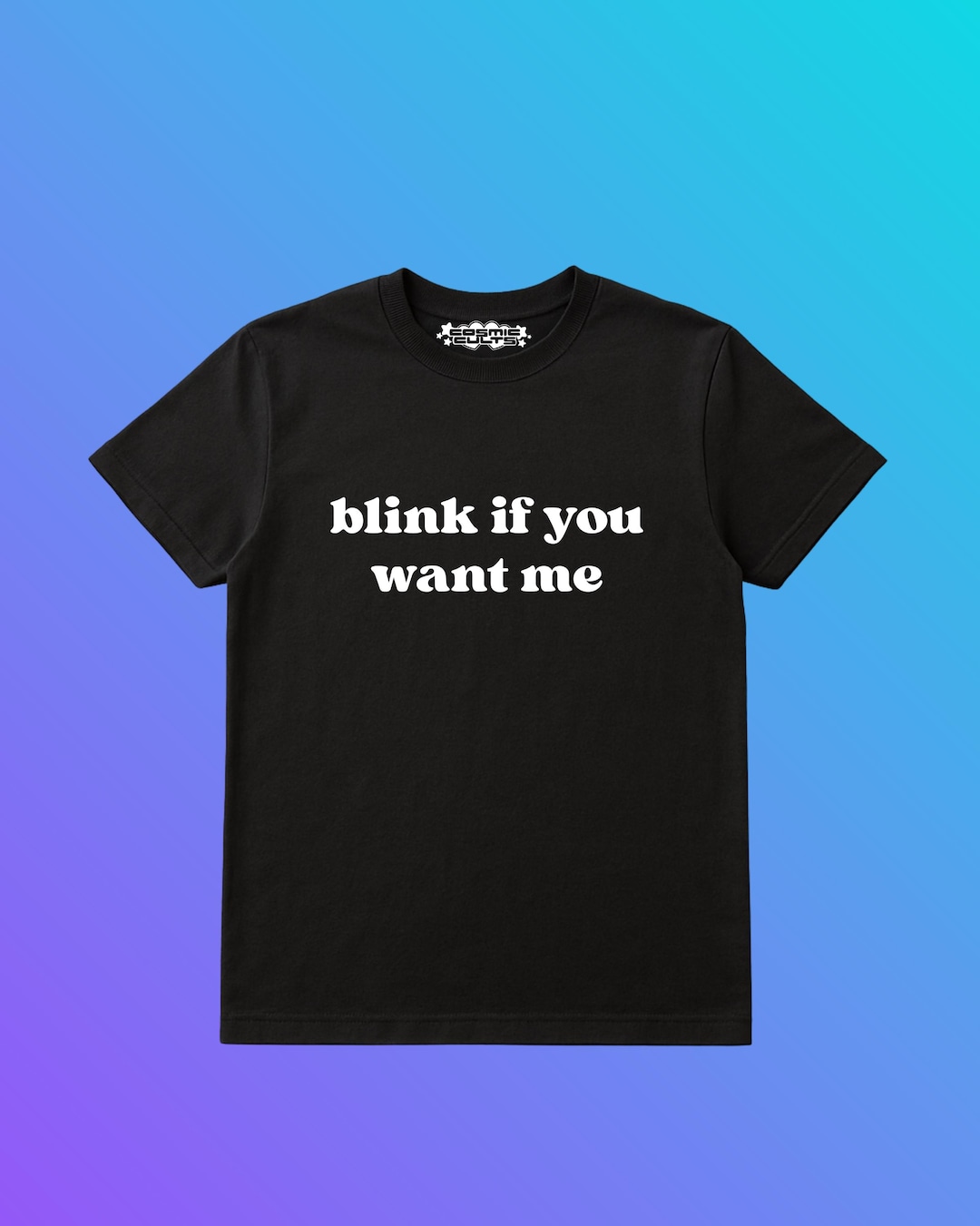 Blink If You Want Me | Y2K Graphic | Weirdcore Shirt | Grunge | Alt ...