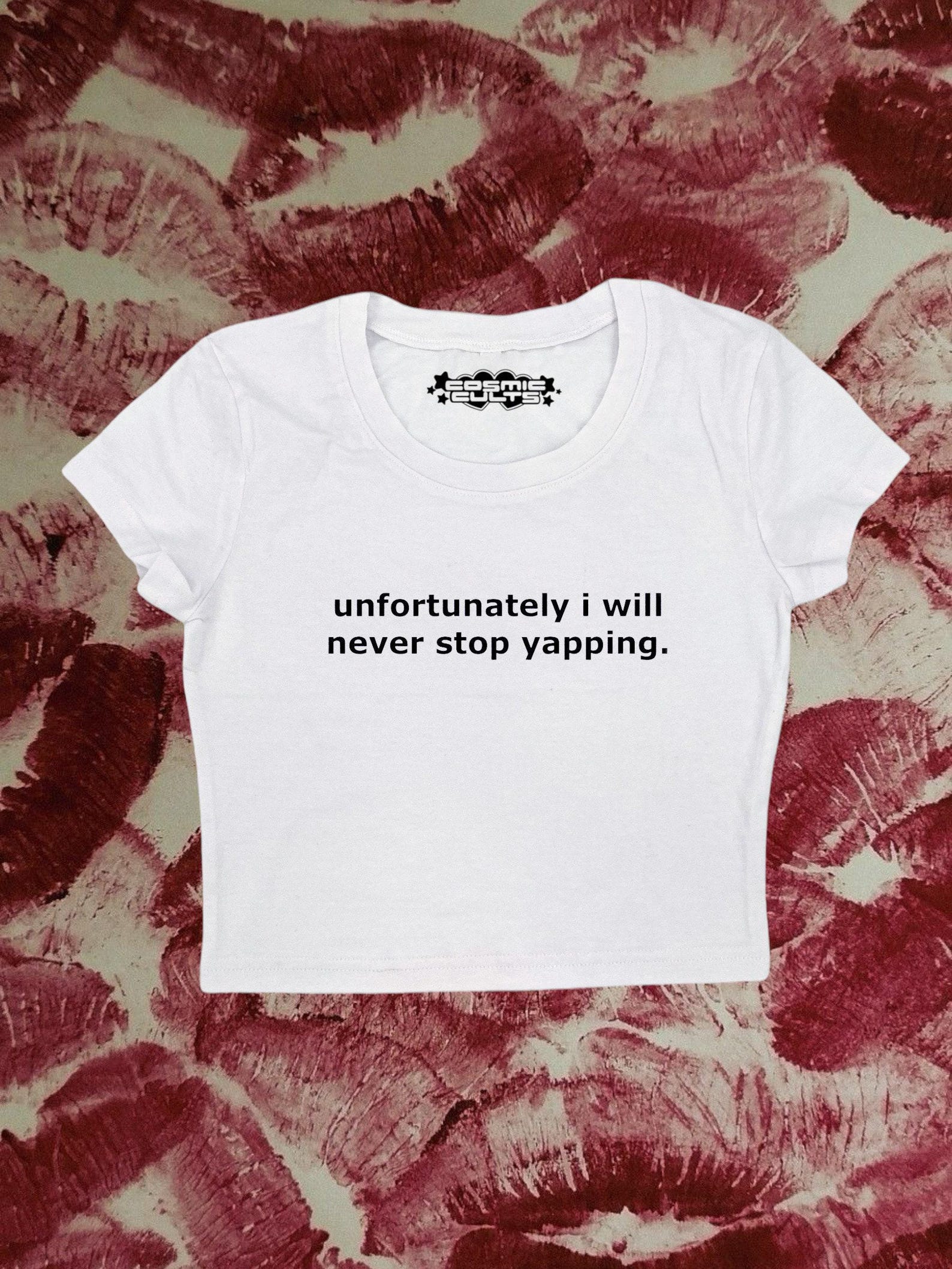 Unfortunately I Will Never Stop Yapping Coquette Clothing, Coquette Top ...
