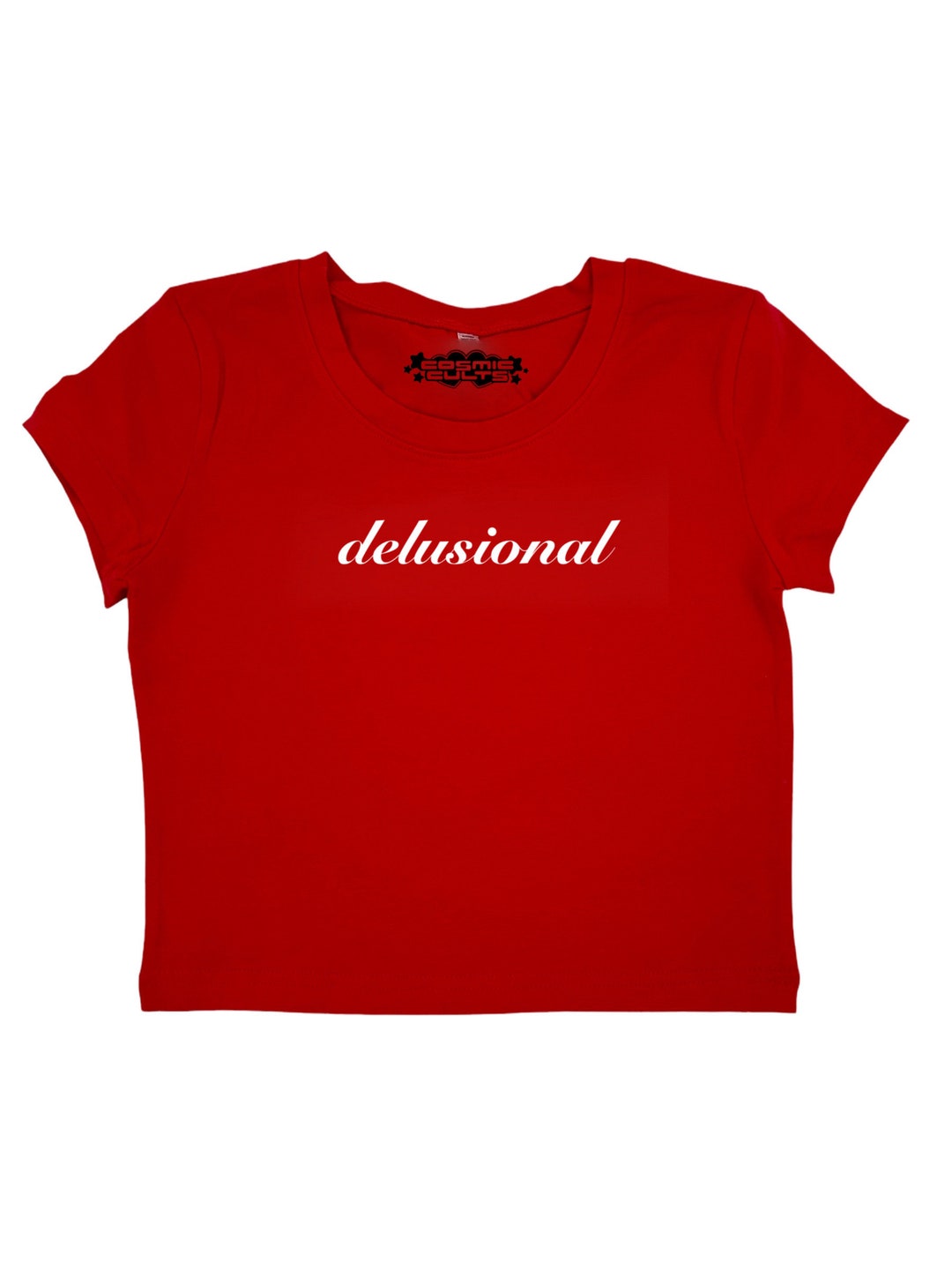Delusional Y2K Crop Top Tee Shirt - Etsy