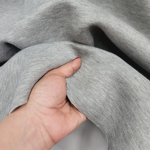 Gray Stretch Spandex Jumbo Fabric Sold by the Yard Super Techno - Etsy