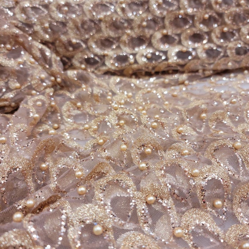 Rose Gold Fabric - Etsy