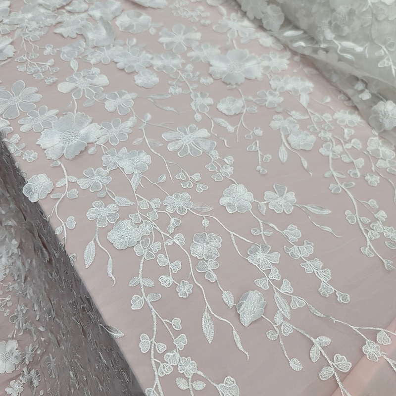 3d Lace Fabric - Etsy