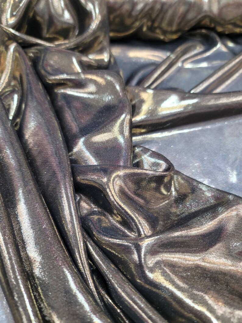 Fabric by the Yard Gold Metallic Chiffon Silky Light Weight | Etsy