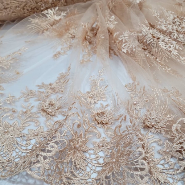 Champagne Fabric for Wedding - Etsy