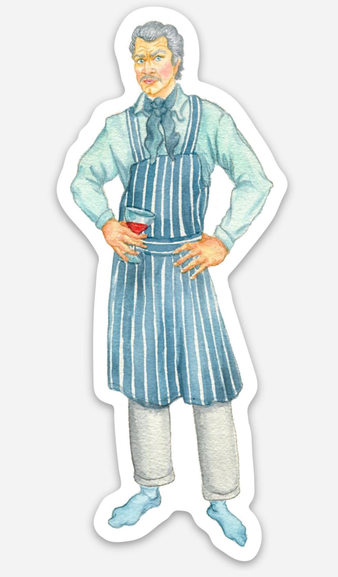 Vincent Price in the Kitchen Sticker | Gourmet Chef Vincent Price ...