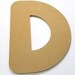 Round Wooden Letters - 10 Inch Letters to 44 Inch - Custom Size Letters ...