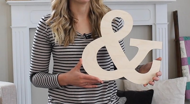 Unpainted Birch Wood Letters for Wall - Sign Lettering for Custom ...