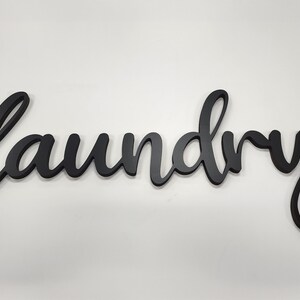 Wood Laundry Sign | Laundry Sign for Kitchen | Kitchen Wall Decor ...