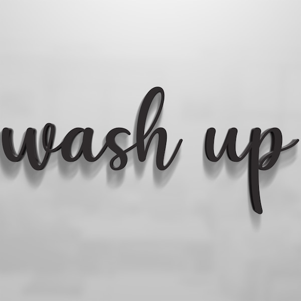 Wash Letters - Etsy