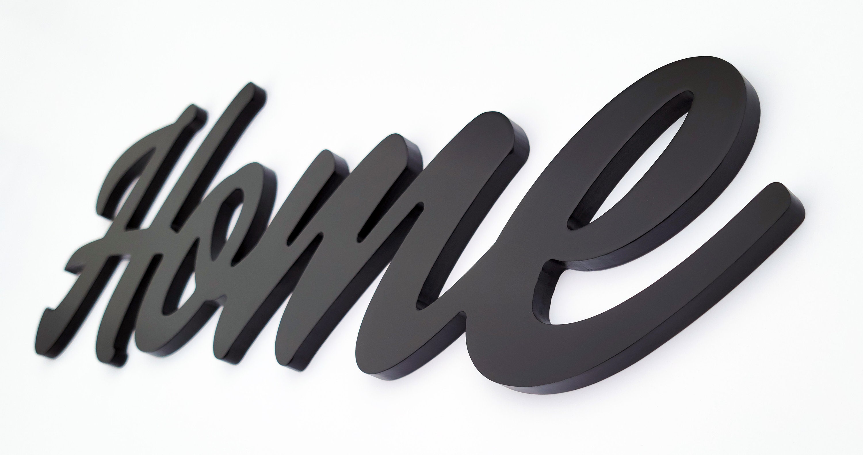 HOME Sign Painted Home Letters for Wall Decor Wooden | Etsy