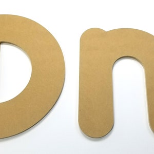 Round Wooden Letters - 10 Inch Letters to 44 Inch - Custom Size Letters ...