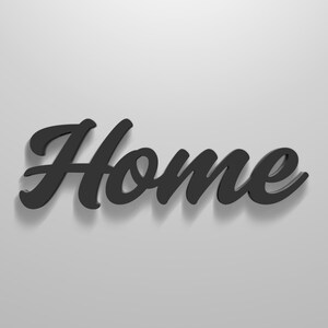 HOME Sign - Painted Home Letters for Wall Decor – Wooden Letter ...