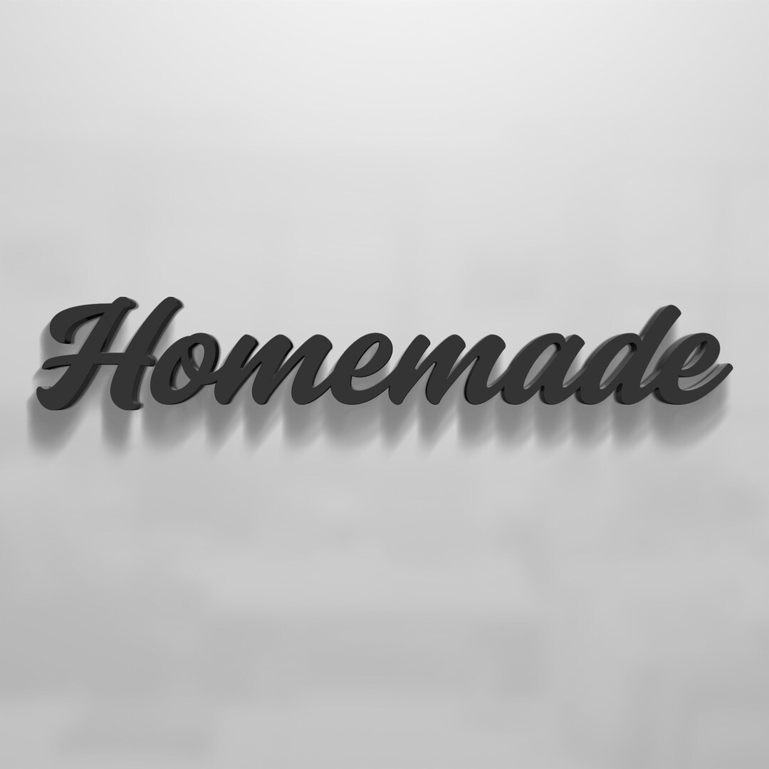 Homemade Word Sign | Homemade Sign for Kitchen | Homemade Sign ...
