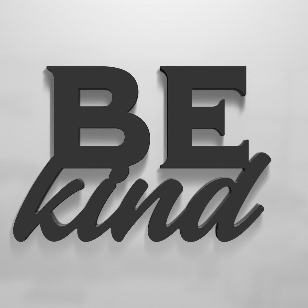 Wood Be Kind Sign | Be Kind Word Sign | Family Room and Living Room ...