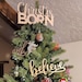Christ is Born Christmas Tree Topper - Christian Gift - Wooden Ornament ...