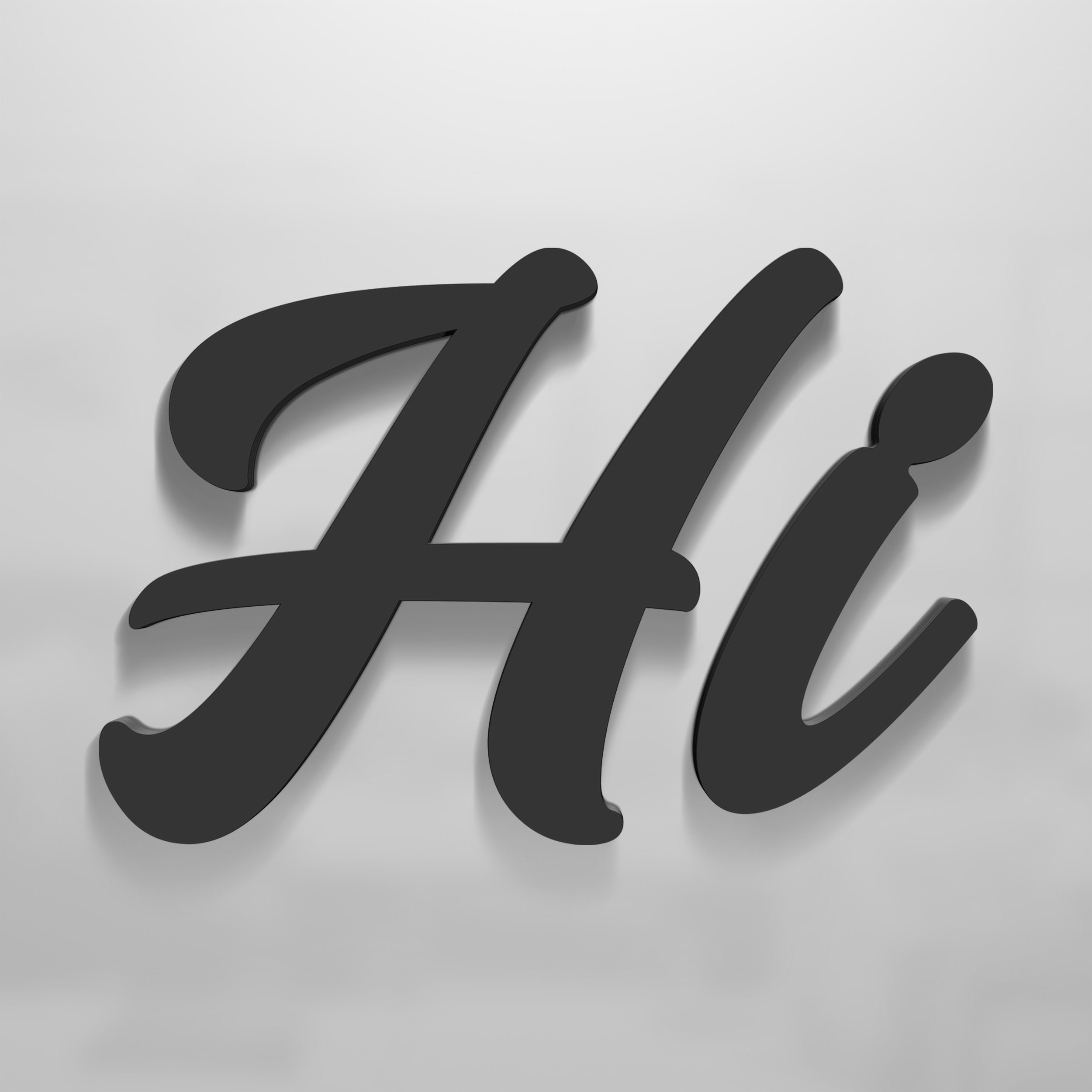 Wood Hi Sign Hi Word Sign Entryway Decor Family Room and | Etsy