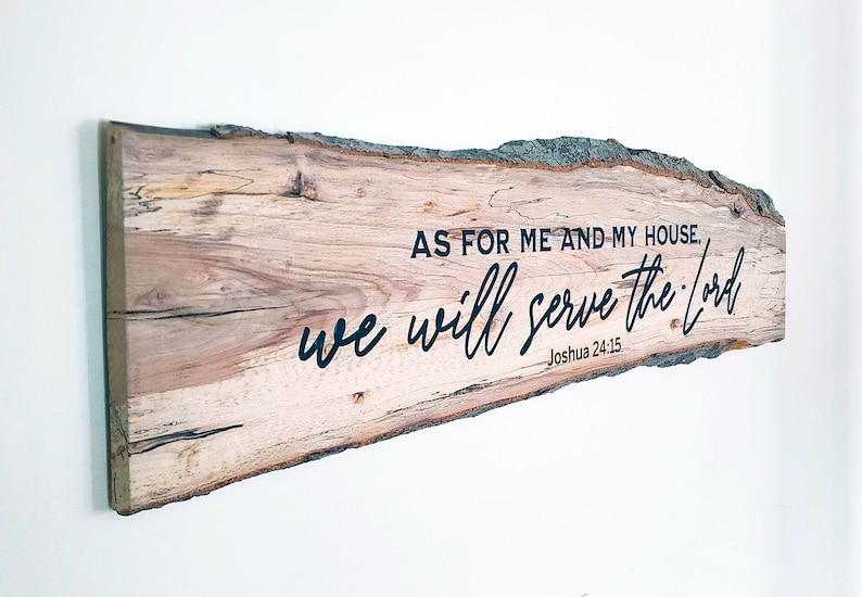 Custom Bible Verse Wall Art Christian Wall Decor Rustic - Etsy