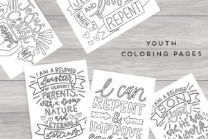 YW Theme Coloring Page LDS New Young Women Printable - Etsy Canada