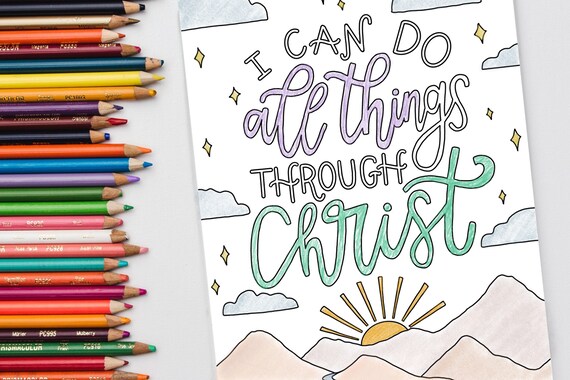 Biblical Theme Coloring Pages For Youth