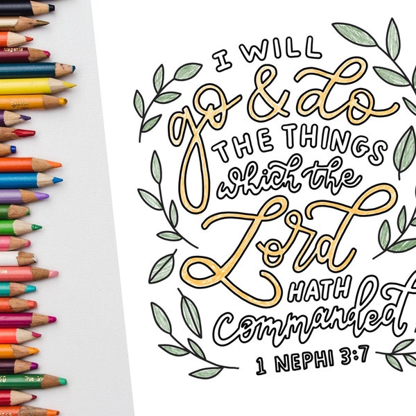 I Will Go and Do - Etsy