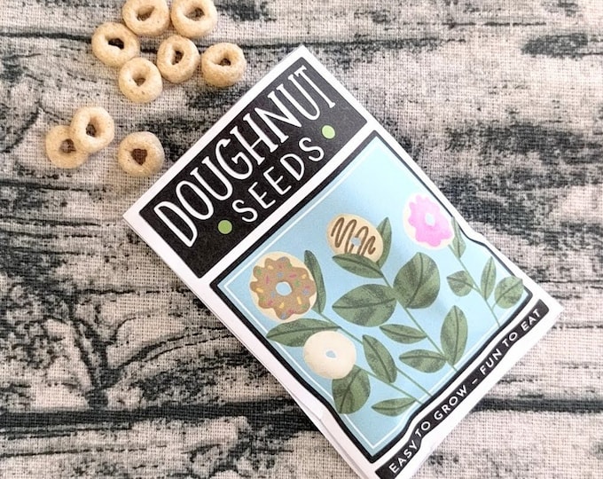 April Fool's Day Doughnut Seeds | Hand-illustrated Design | Printable ...