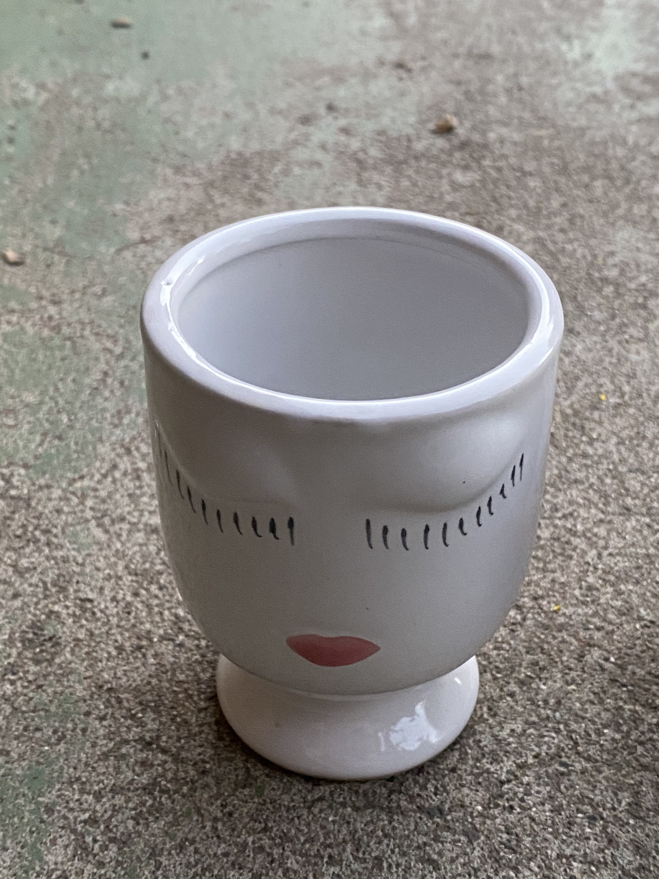 Lady or Girl Face Planter Pot - Etsy