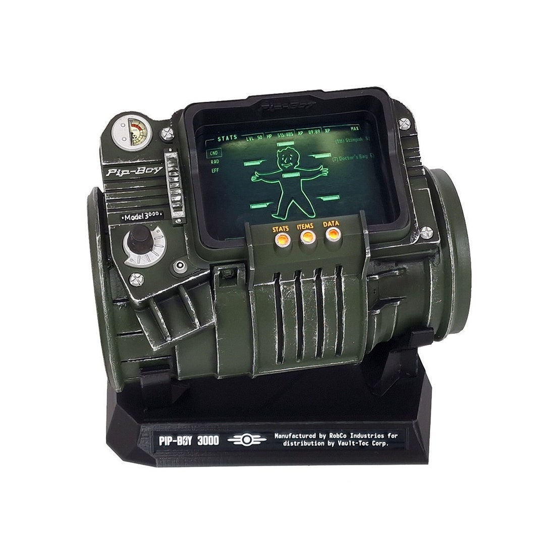 Fallout inspired PIPBOY 3000 Prop in 1:1 scale / Cosplay Prop / Handmade / Unofficial / Fan-Art ...