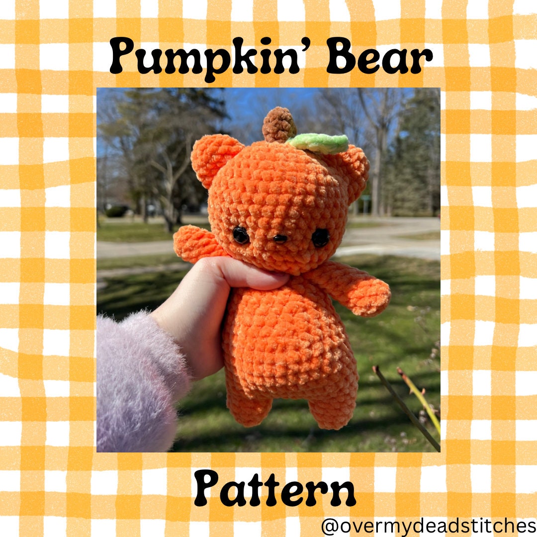 Pumpkin’ Bear Pattern - Etsy