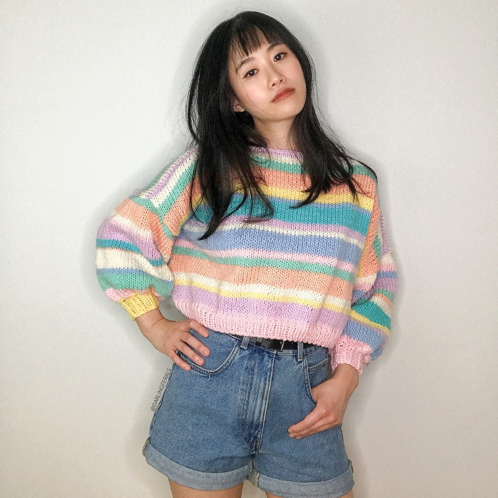 Digital Knitting Pattern Tulip Sweater Pattern - Etsy