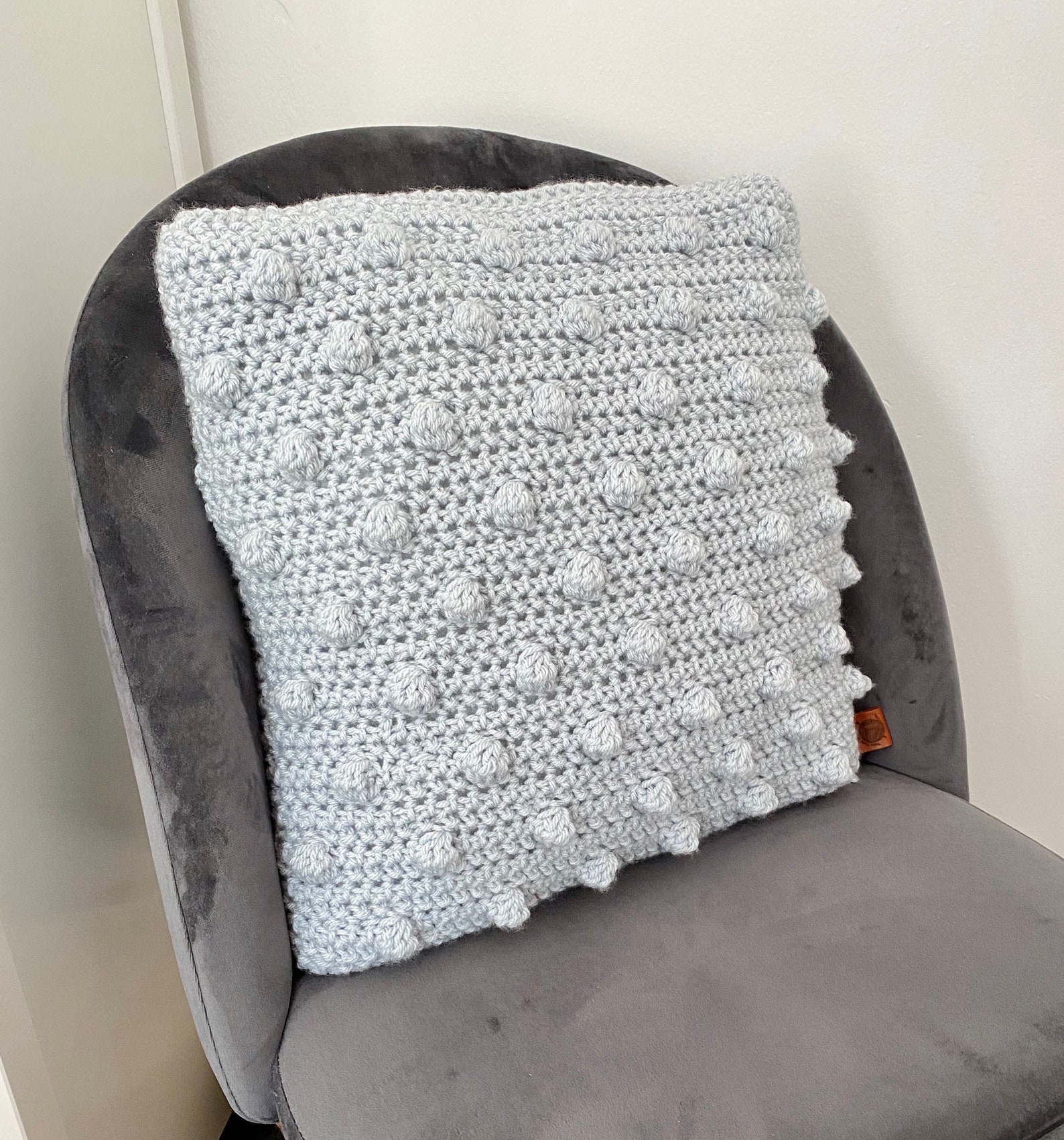 Kobe Bobble Cushion CROCHET PATTERN UK Terms | Etsy