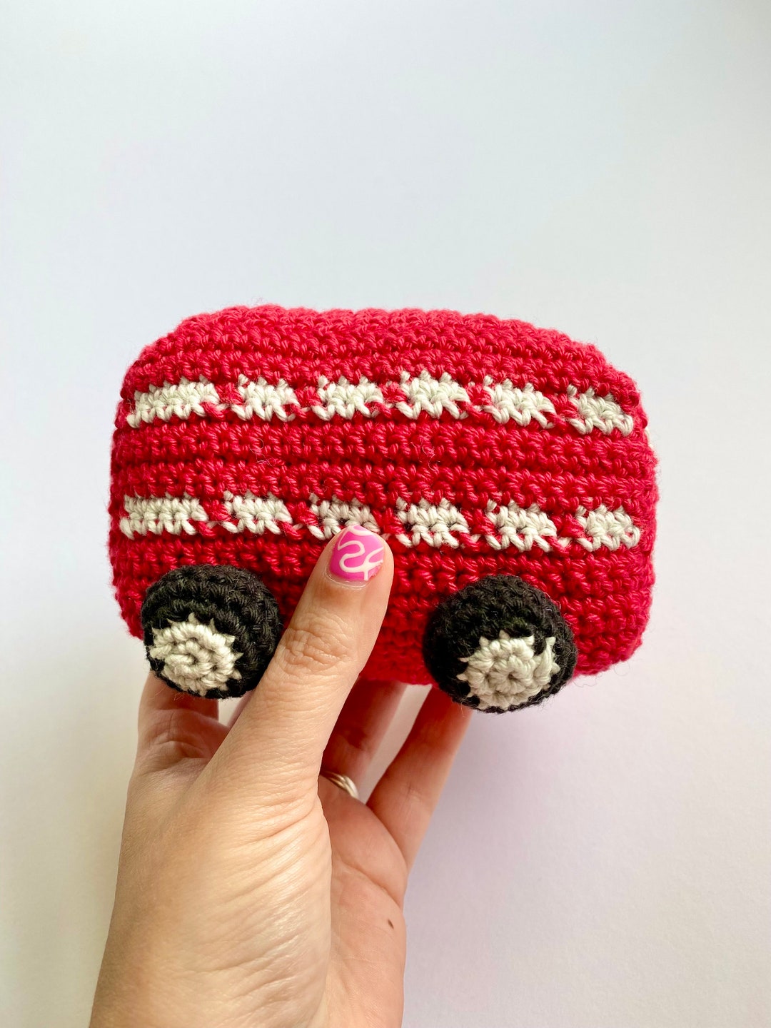 Amigurumi London Bus - CROCHET PATTERN (US Terms) - Etsy