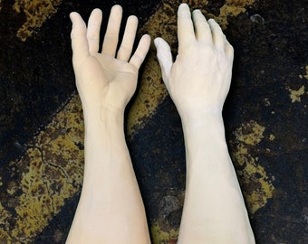 4 Pair latex Prop Hands Unpainted Unfilled - Etsy