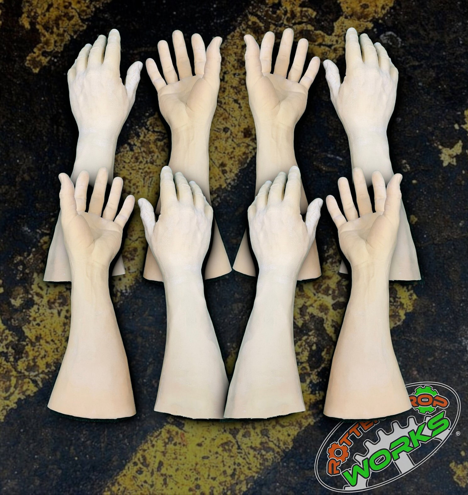 4 Pair latex Prop Hands Unpainted Unfilled - Etsy