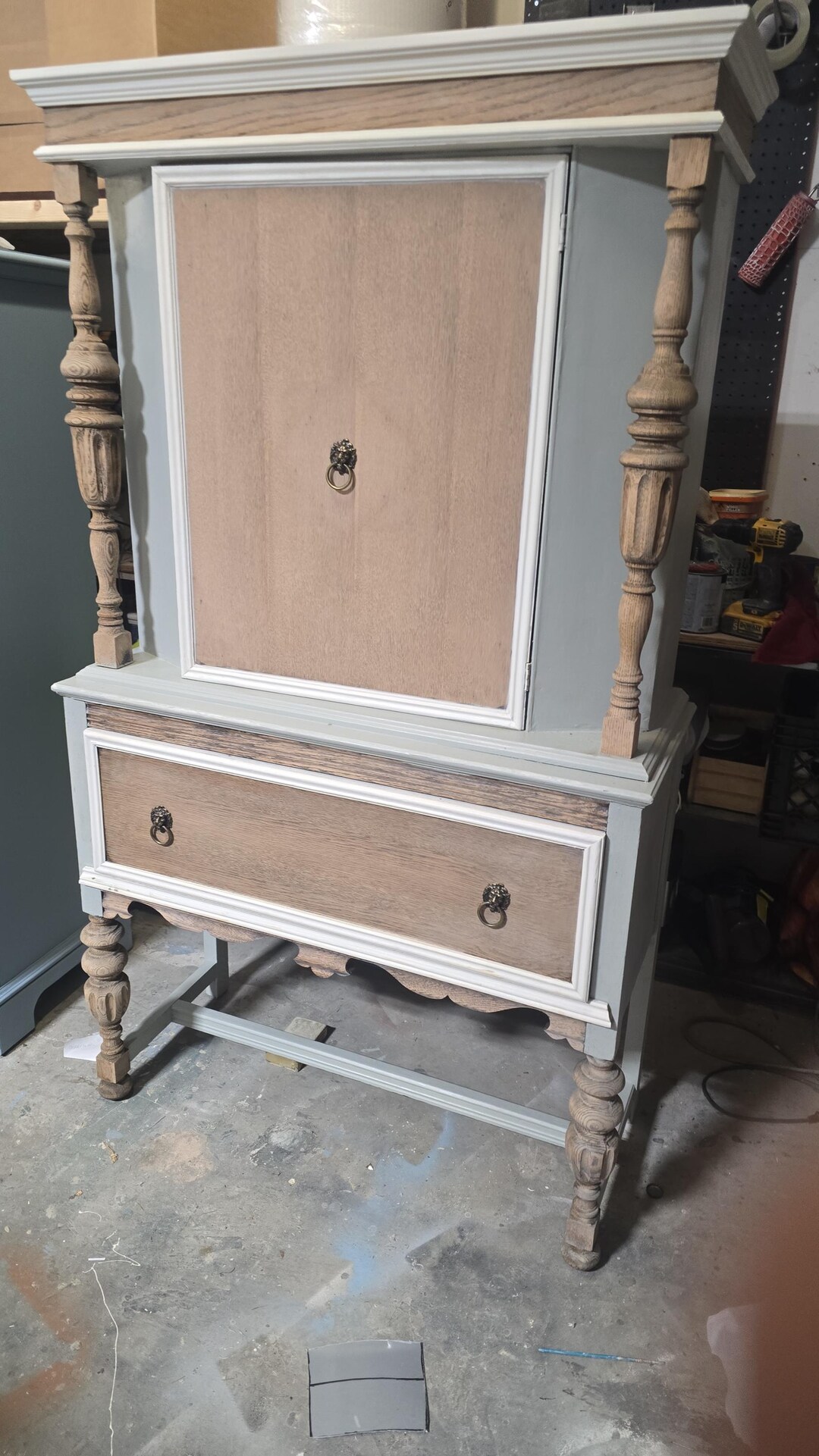 SOLD DONT BUY Jacobean Style Bar Cabinet - Etsy
