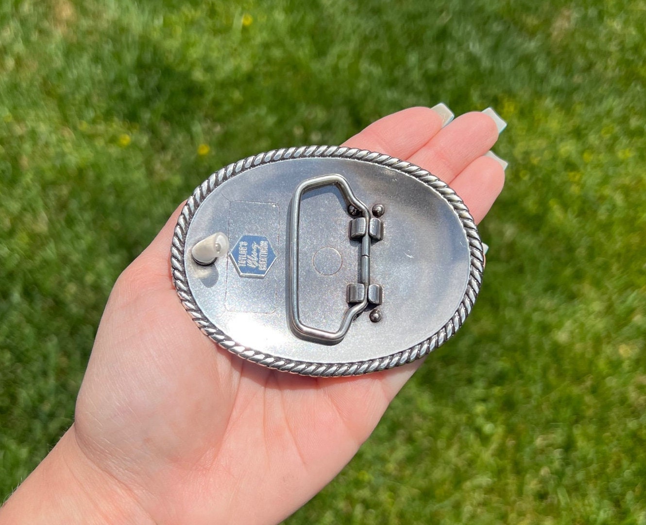 Western Antique Gold Ranger Star Rope Edged Rhinestone Belt Buckle - Etsy