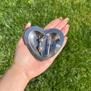Heart Rhinestone Belt Buckle - Etsy