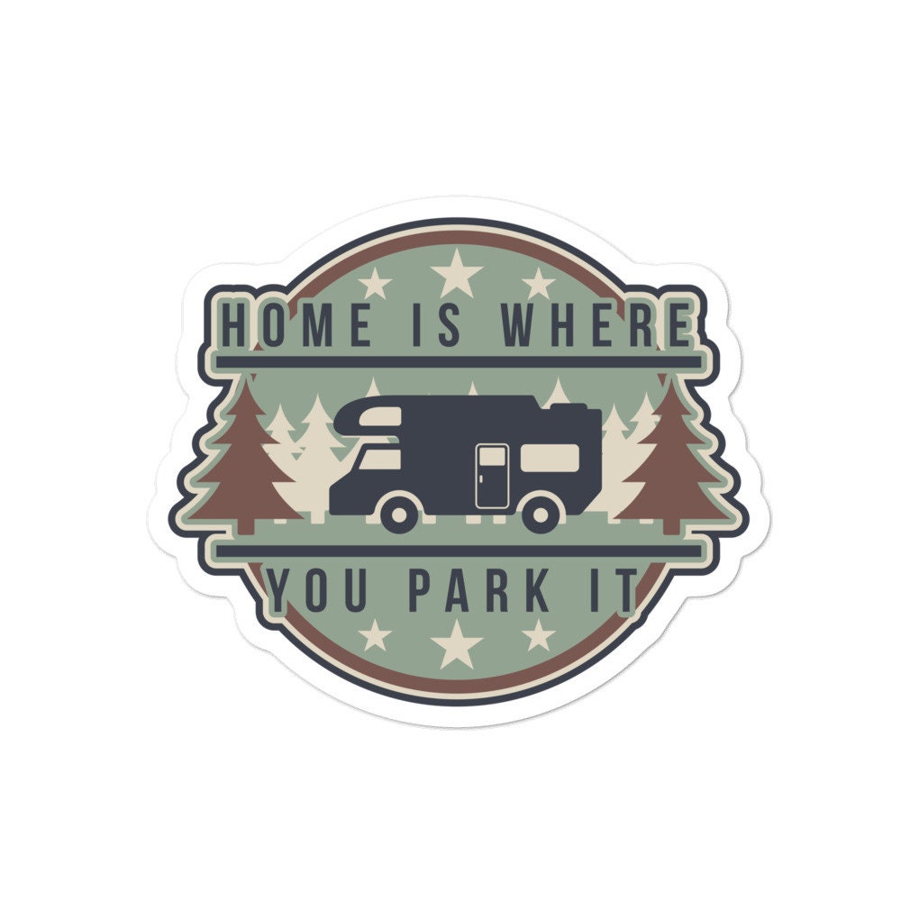 Home Is Where You Park It RV Gifts Camper Gifts Camping | Etsy