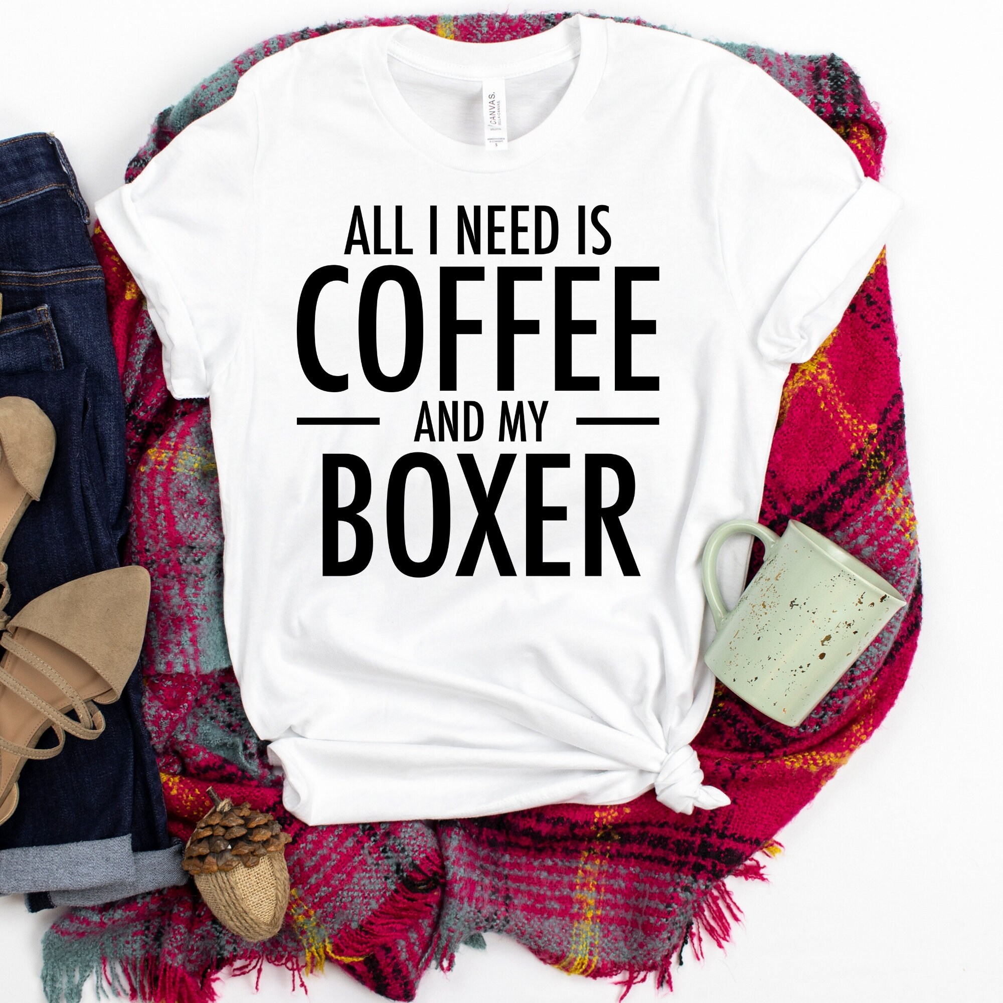 Boxer Dog This Cute Dog Shirt is Perfect for Dog Moms. Click | Etsy