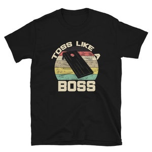 Toss Like a Boss T-shirt Cornhole Board Cornhole Tees Gifts for ...