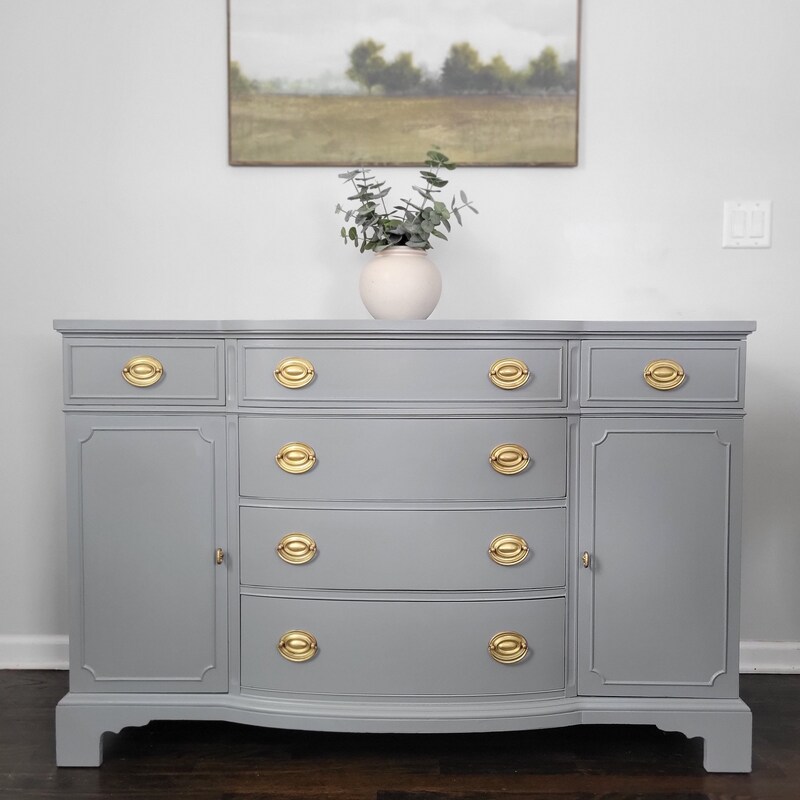 Grey Sideboard - Etsy