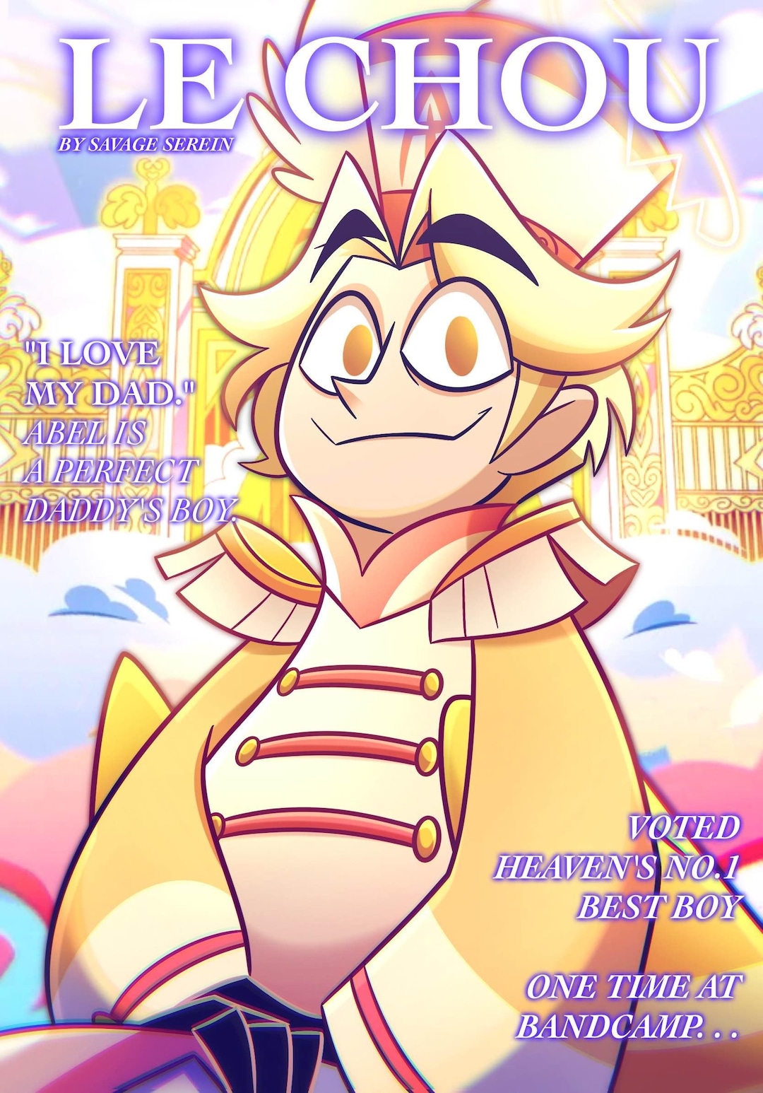 Le Chou Abel Cologne | Adam | Hazbin Hotel | Helluva Boss | Fan Merch ...