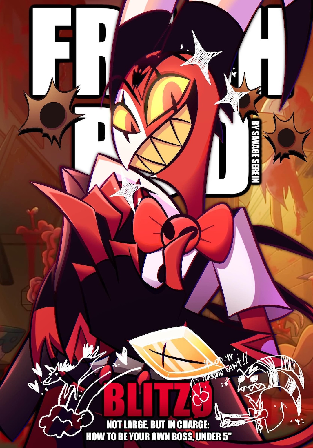 FRESH BOD Cologne | Blitzo | Helluva Boss | Merch | Hazbin Hotel ...